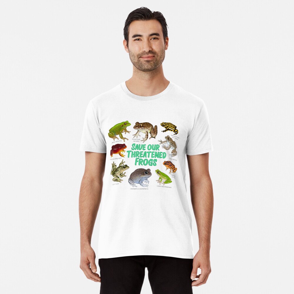 "Save Our Threatened Frogs" Poster for Sale by miss-varanus | Redbubble