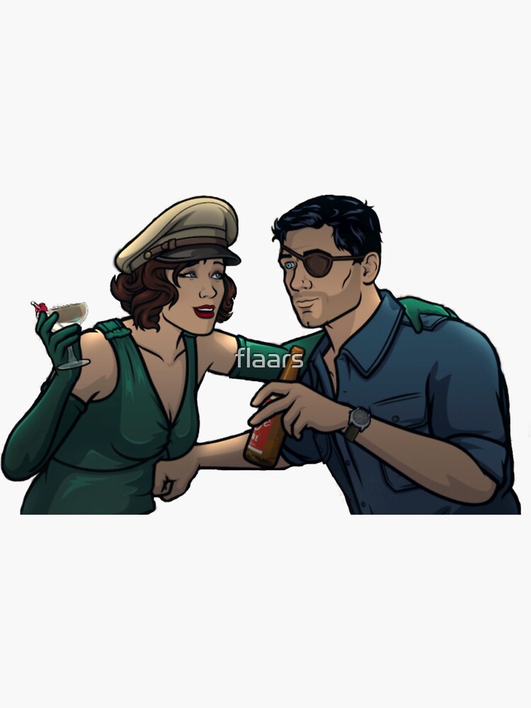 "Archer With Eyepatch Drinking With Cheryl Archer Island Archer Funny ...