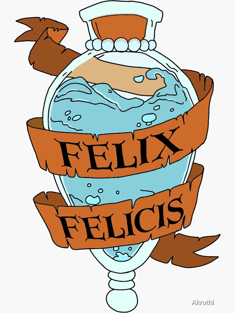 "Liquid luck" Sticker by Akruthi | Redbubble