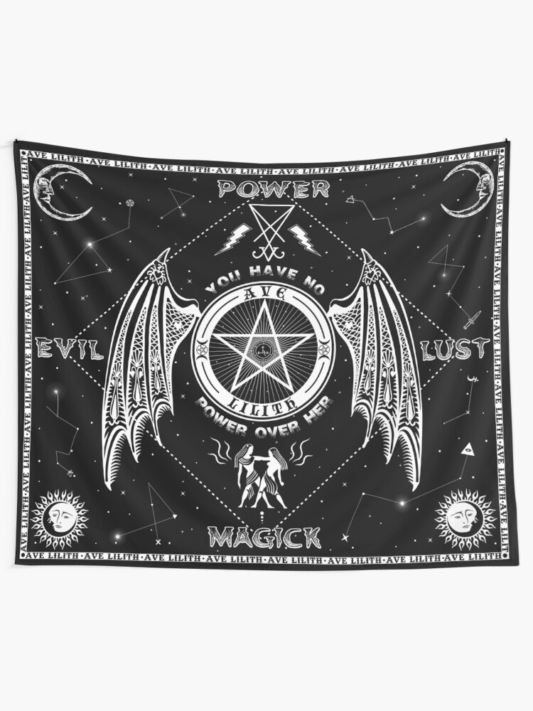 "AVE LILITH" Tapestry for Sale by InkPerspectiv3 | Redbubble