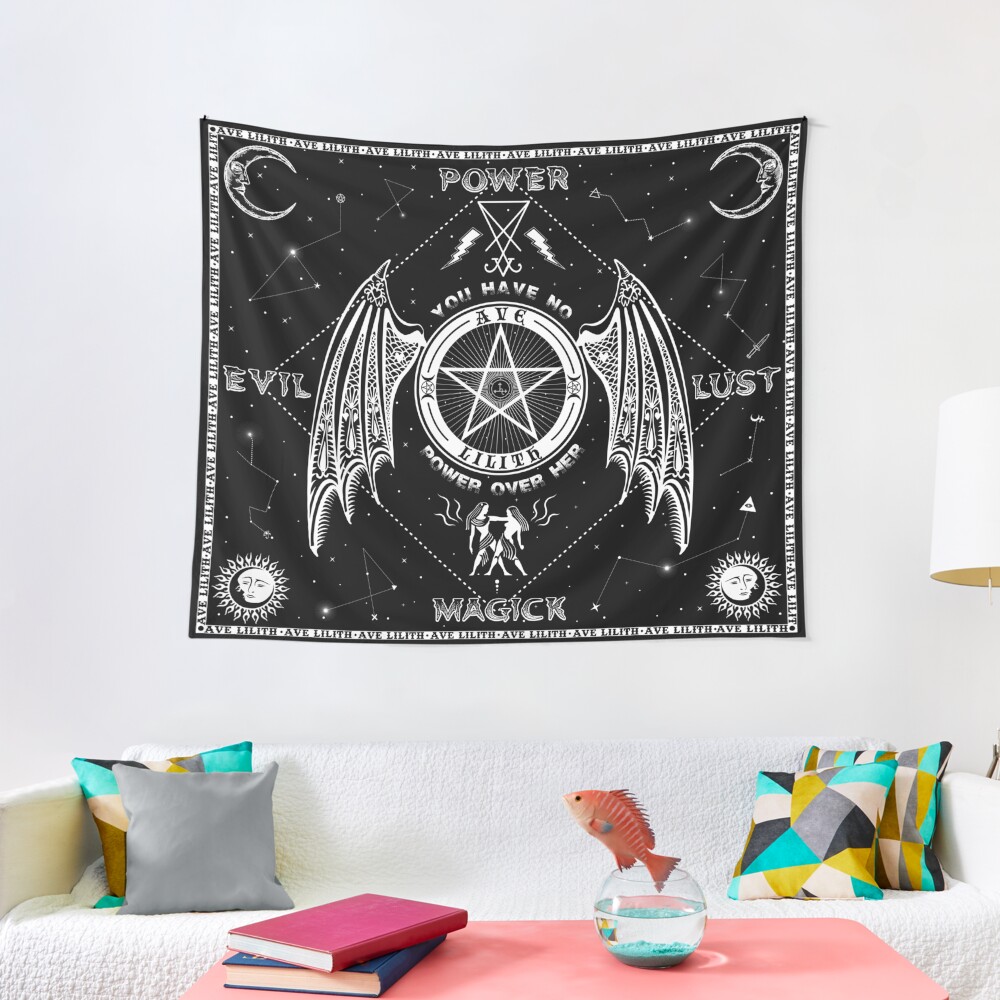 "AVE LILITH" Tapestry for Sale by InkPerspectiv3 | Redbubble