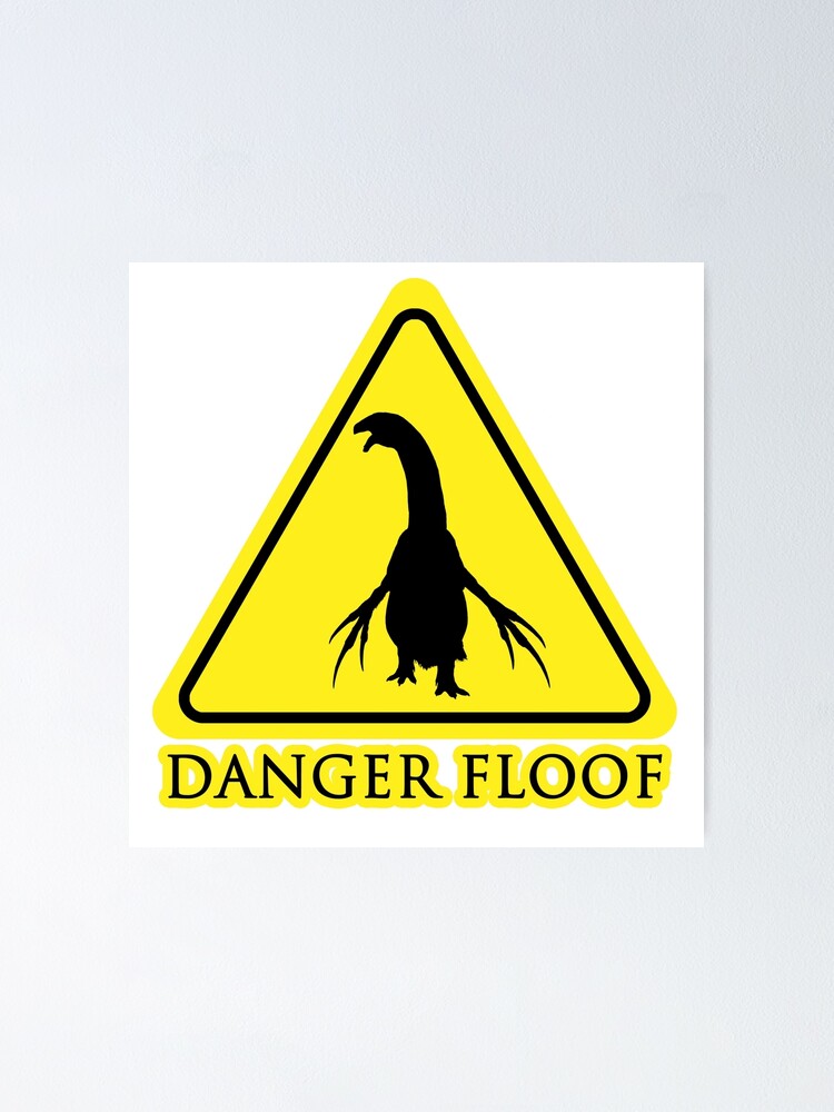 "Therizinosaurus "Danger Floof"" Poster for Sale by leviadraconia ...