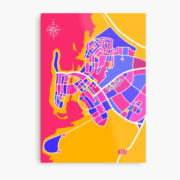 "Artistic map of KAUST, King Abdullah University of Science and ...