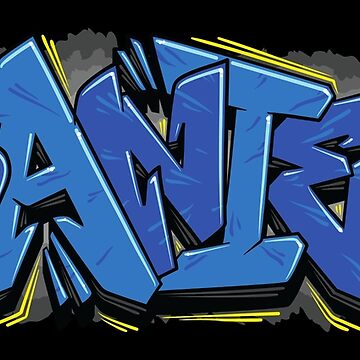 "Daniel Graffiti Name" Art Board Print for Sale by NameGraffiti | Redbubble