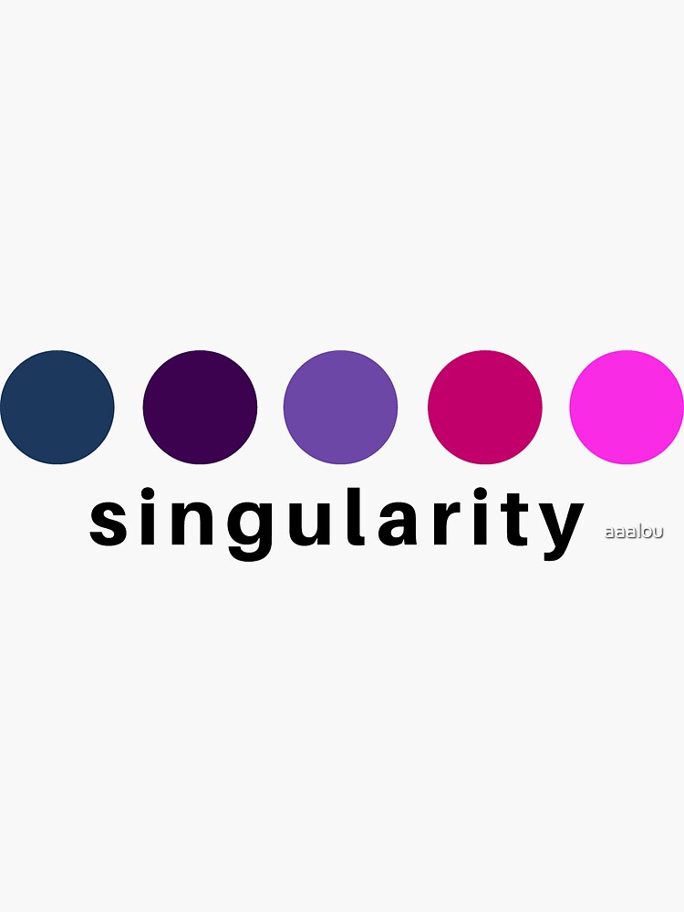 "Singularity BTS Taehyung Color Palette" Sticker by aaalou | Redbubble