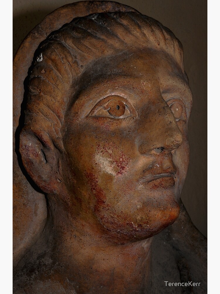 "Young Etruscan stares into eternity" Poster for Sale by TerenceKerr ...