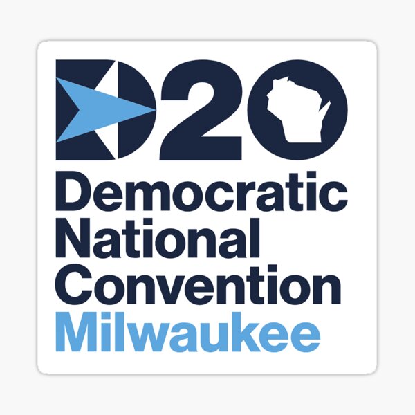 "DNC 2020" Sticker for Sale by Poptopia | Redbubble