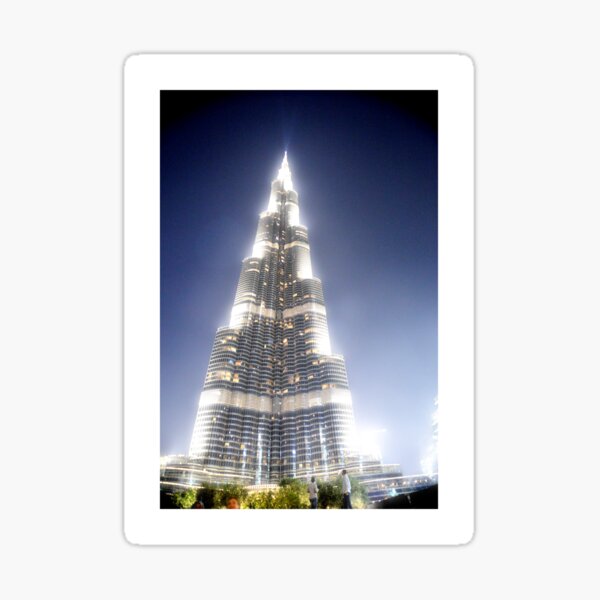 "Burj Khalifa" Sticker for Sale by PhotoCDesign | Redbubble