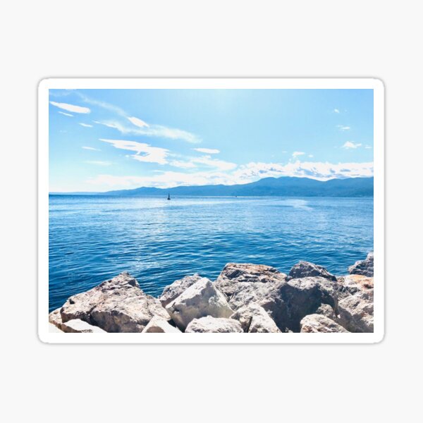 "Blue lagoon " Sticker for Sale by LexZa | Redbubble