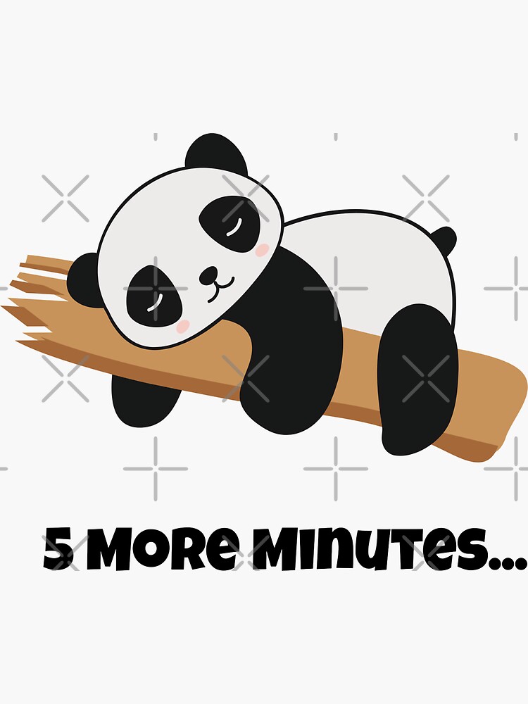 "Sleepy Panda" Sticker for Sale by PetMeDude | Redbubble