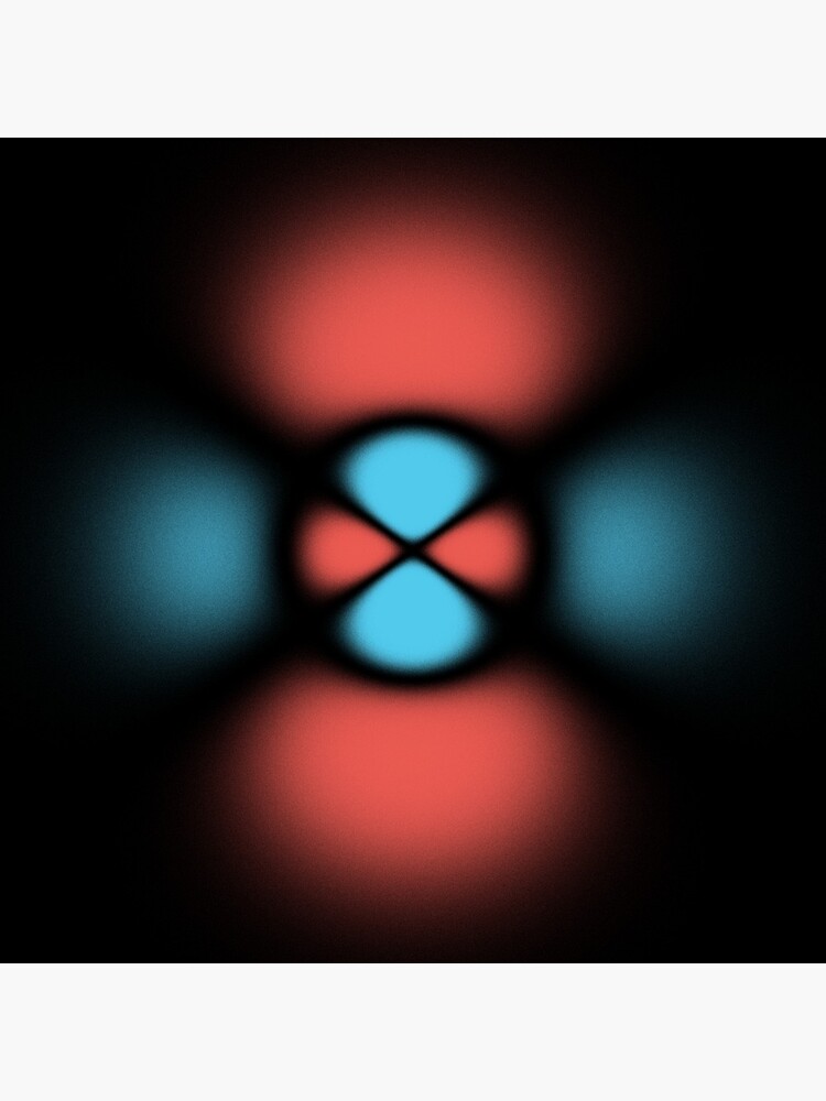 Hydrogen Atom Wave Function Electron Cloud Coasters Set Of 4 For