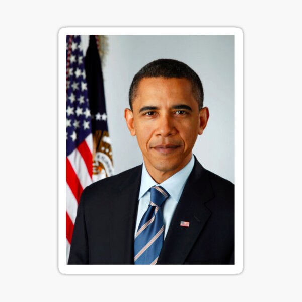 "President Barack Obama" Sticker by NBargeron | Redbubble
