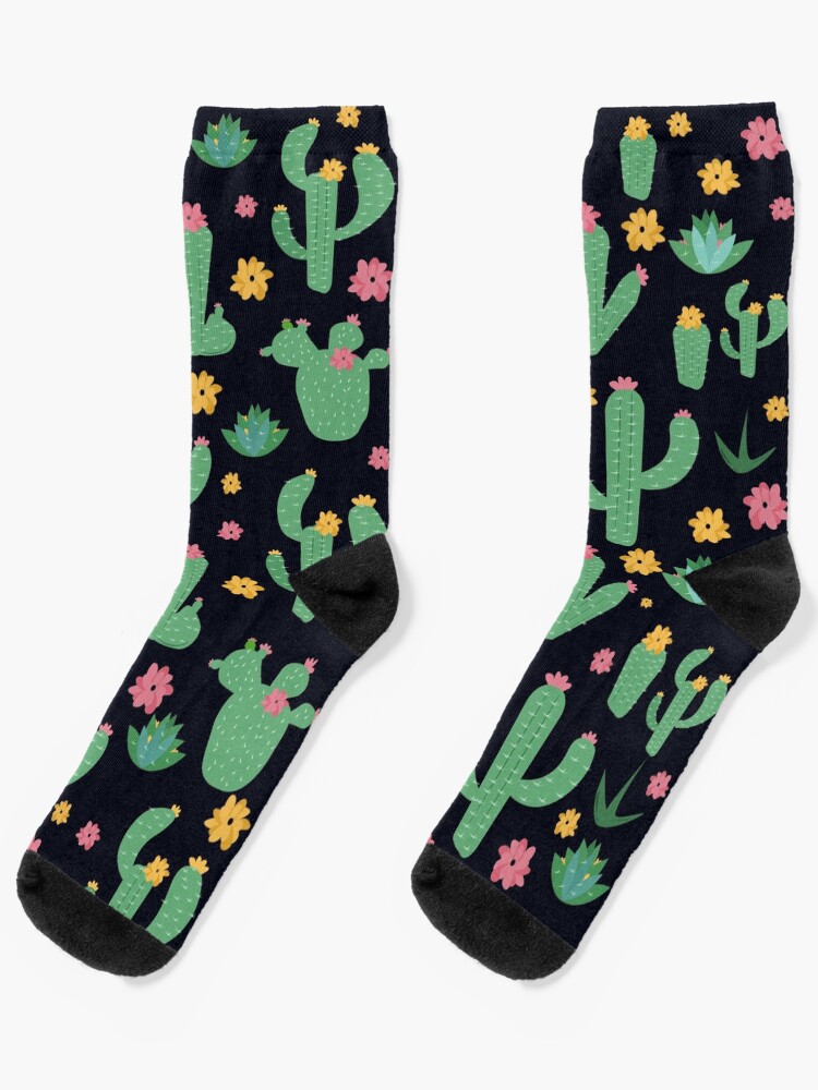 "Flowering Cactus and Succulant " Socks for Sale by madtoyman | Redbubble