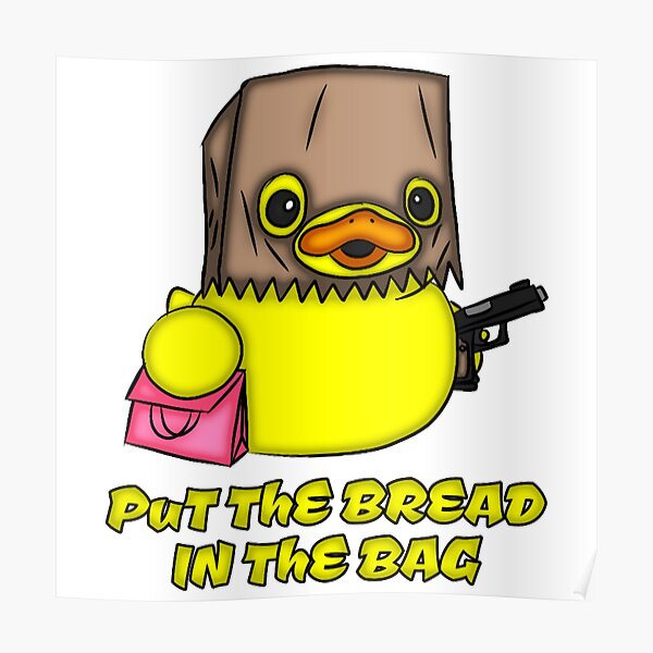 "robber duck" Poster for Sale by mysteriosupafan | Redbubble