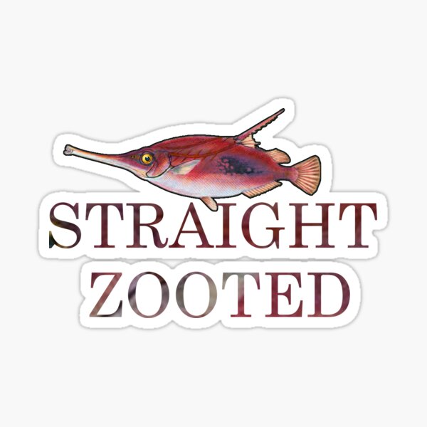 Straight Zooted Fish Stickers | Redbubble