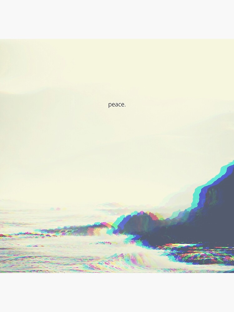 "aesthetic peace design" Poster for Sale by CouchTomato | Redbubble
