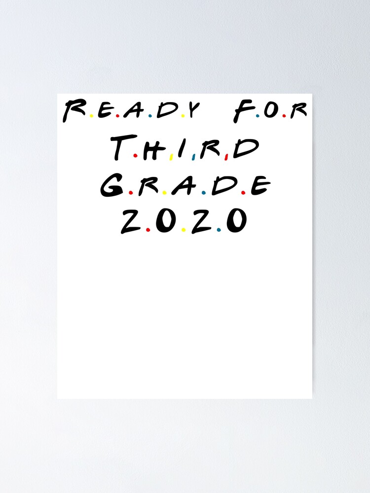 "Ready for Third Grade 2020 - Back to School 2020-2021 Friends Gift ...