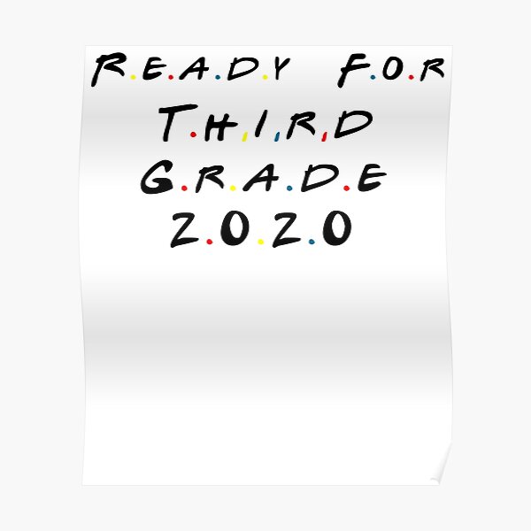 "Ready for Third Grade 2020 - Back to School 2020-2021 Friends Gift ...