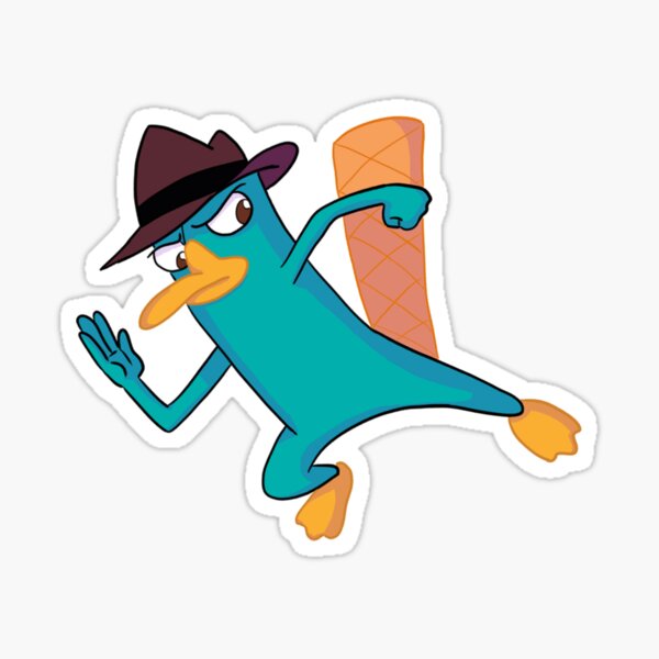"Perry the Platypus v2" Sticker for Sale by choromatsu | Redbubble