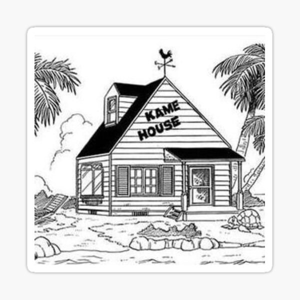 "DBZ Kamé House" Sticker by AllAnimes | Redbubble