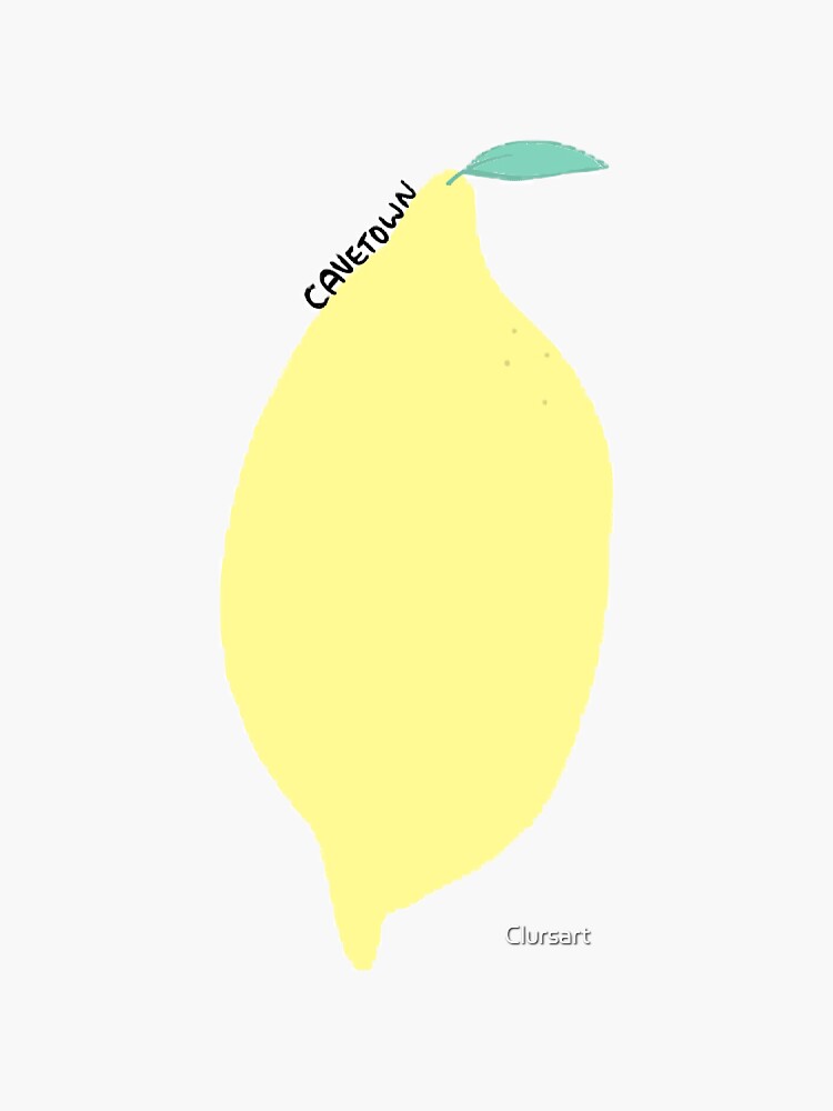 "Lemon Boy Minimalistisch" Sticker von Clursart | Redbubble