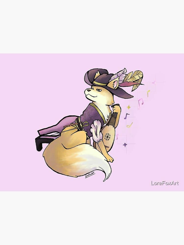 DnD Bard Fox Premium Matte Vertical Poster