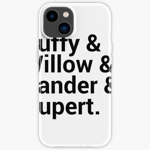 "Buffy The Vampire Slayer Character Names (1)" iPhone Case for Sale by ...