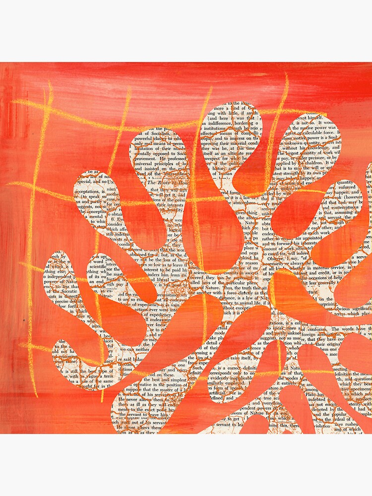 "Orange amoeba" Sticker by RichaG | Redbubble