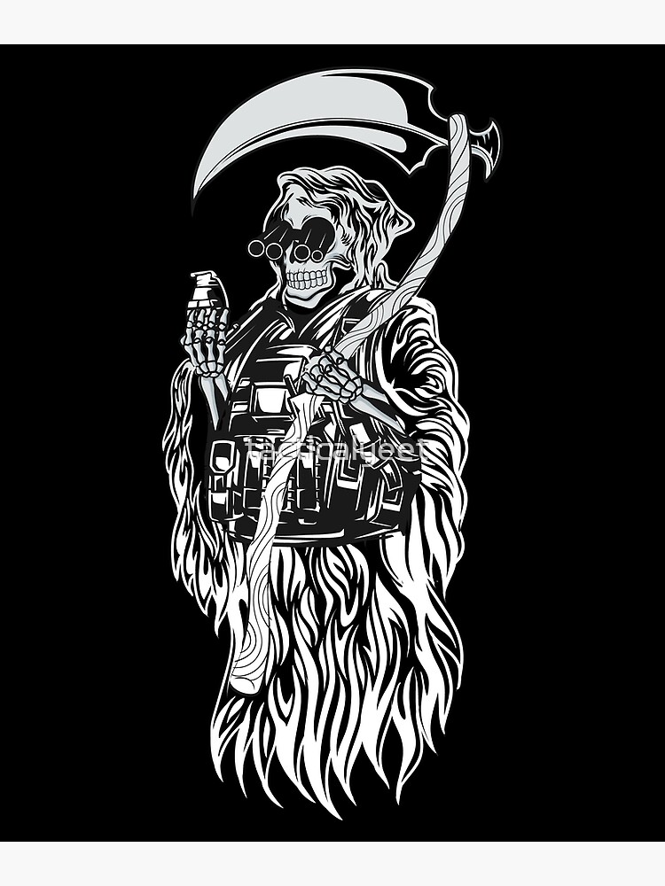 "Tactical Reaper" Poster for Sale by tacticalyeet | Redbubble