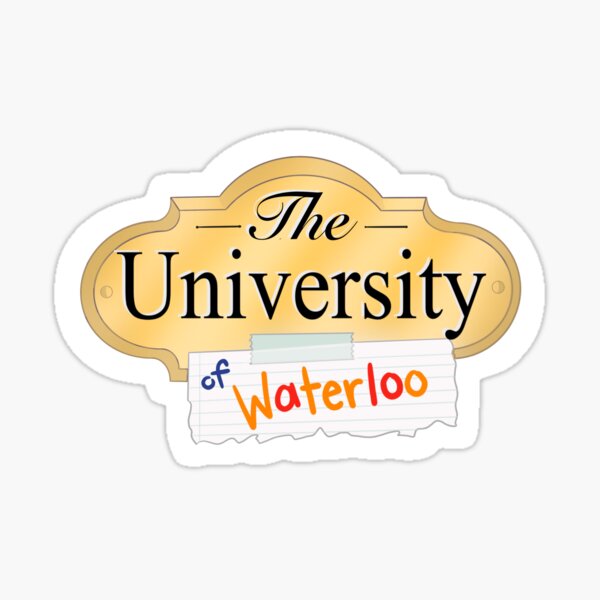 University Of Waterloo Stickers | Redbubble