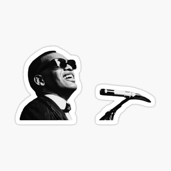 "Ray Charles" Sticker by Avielm | Redbubble