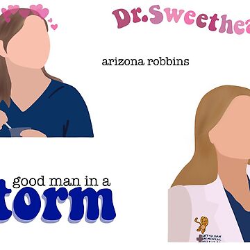"Arizona Robbins sticker pack" Sticker for Sale by camitrejo | Redbubble