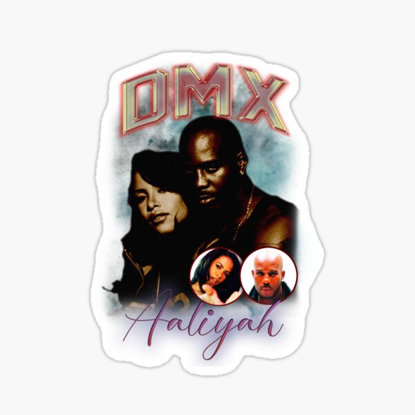 "aaliyah and Dmx" Sticker for Sale by beevense | Redbubble