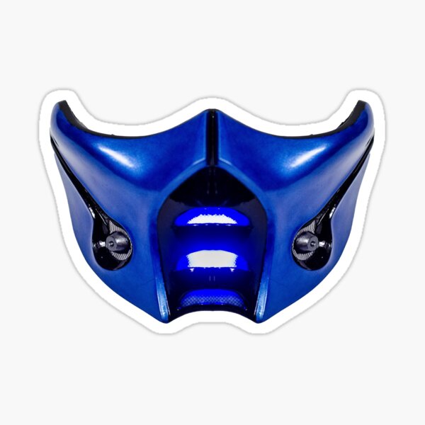 "Mortal Kombat - Sub Zero Mask Classic" Sticker by musmus76 | Redbubble