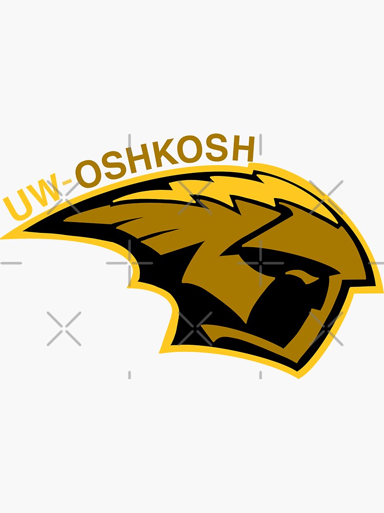 "UW- Oshkosh Logo " Sticker by ehalverson101 | Redbubble
