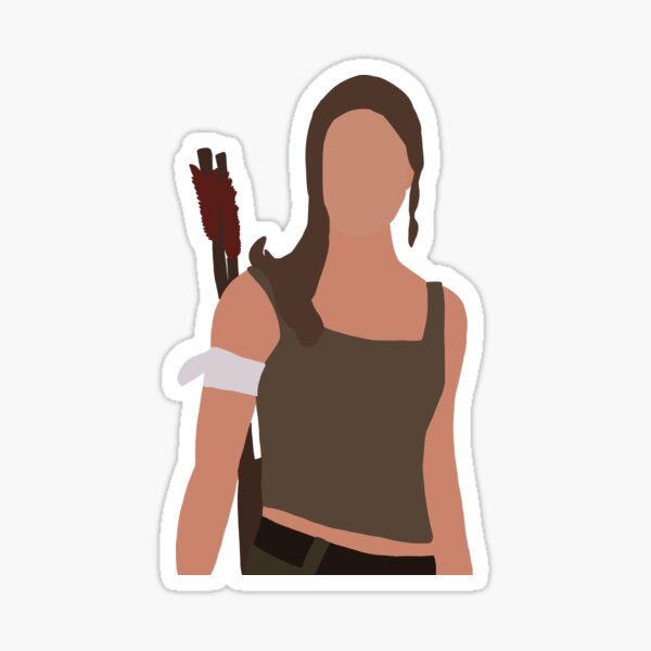 "Lara Croft " Sticker for Sale by 445-Designs | Redbubble