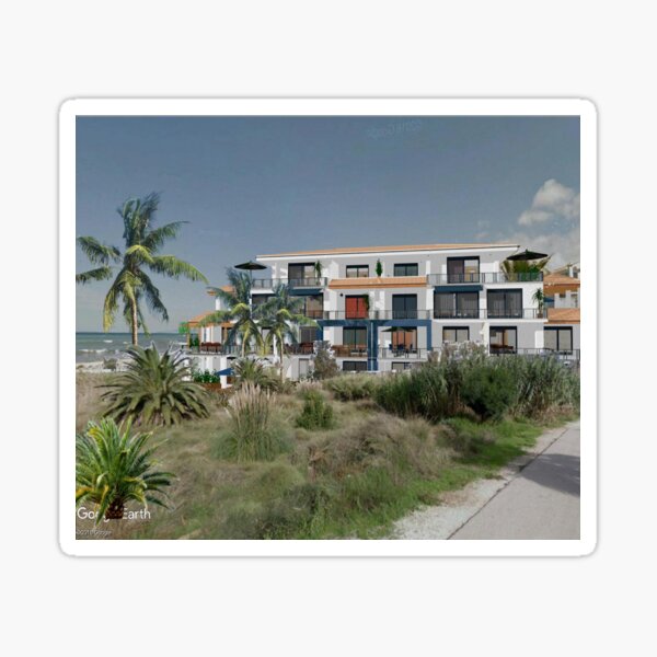 "Condo "Baiona" Oceanfront" Sticker for Sale by Architekturfoto | Redbubble