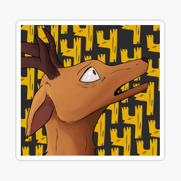 "Louis is Scared" Sticker for Sale by Honeydoe12 | Redbubble