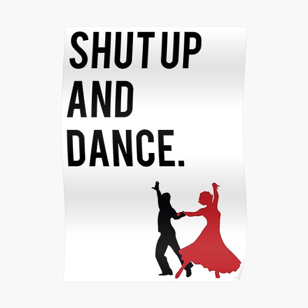 "Shut Up and Dance (With Me) Walk the Moon song inspired design ...