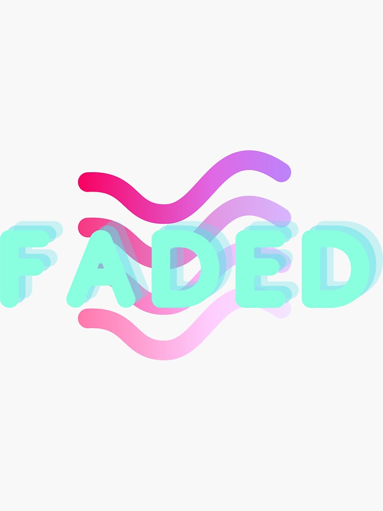 "Faded" Sticker for Sale by ShaderStock | Redbubble