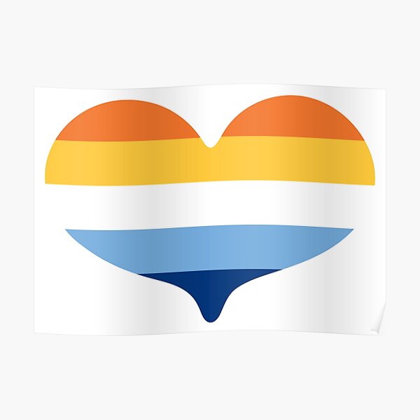 "AROACE Love Heart (Aro Ace, Aromantic Asexual) " Poster by ...