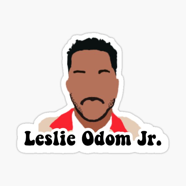 "Leslie Odom Jr. with name" Sticker for Sale by Caterin2409 | Redbubble