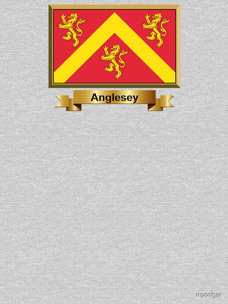 "Anglesey Flag Gifts, Stickers & Products (N)" T-shirt by mpodger ...