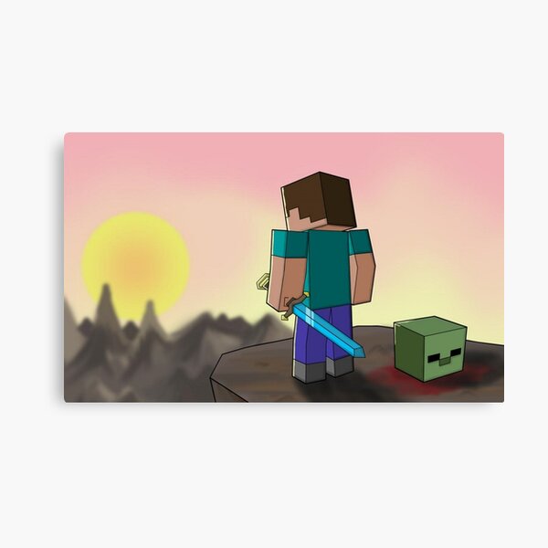 Minecraft Canvas Prints | Redbubble