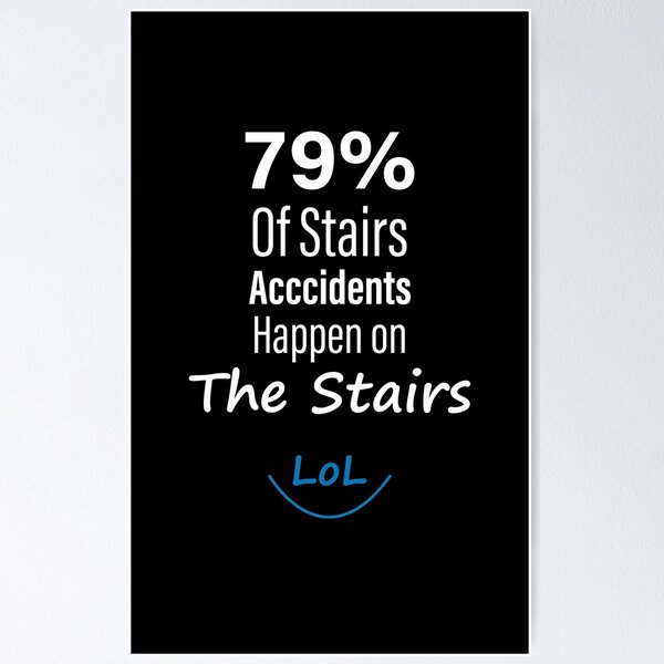 Funny Stairs Quotes Cat Won't Let Him Down The Stairs | Picture Quotes