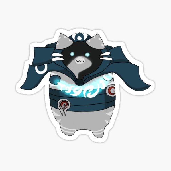 "Jace the Meow Sculptor - Magic the Cat-ering" Sticker by DashyArt ...