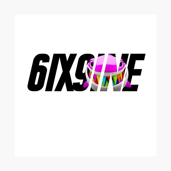 "6ix9ine shark tekashi 69 trollz gooba punani design" Photographic ...
