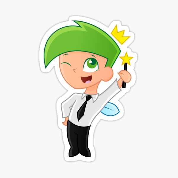 "Fairly OddParents - Cosmo" Sticker for Sale by Sara Sanddollar | Redbubble