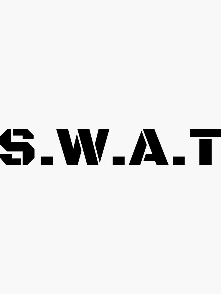 "Swat" Sticker for Sale by gumboscustom | Redbubble