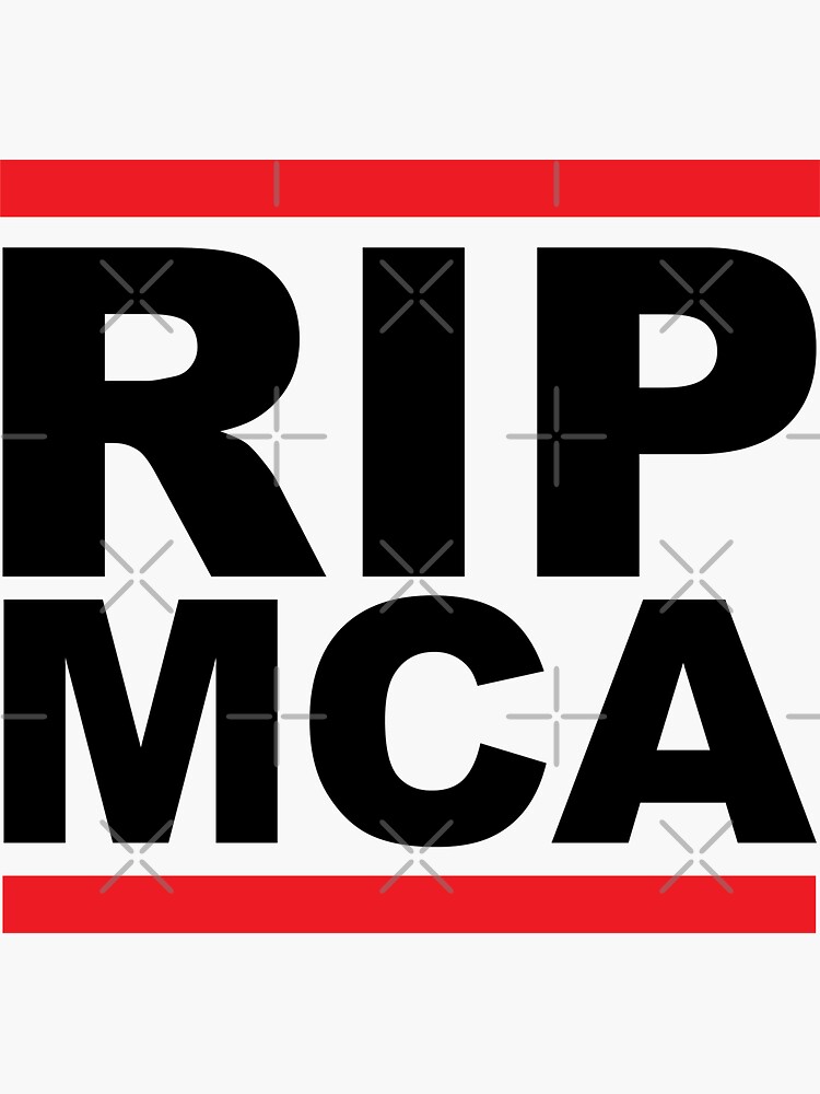 "MCA" Sticker for Sale by MissClaraBow | Redbubble